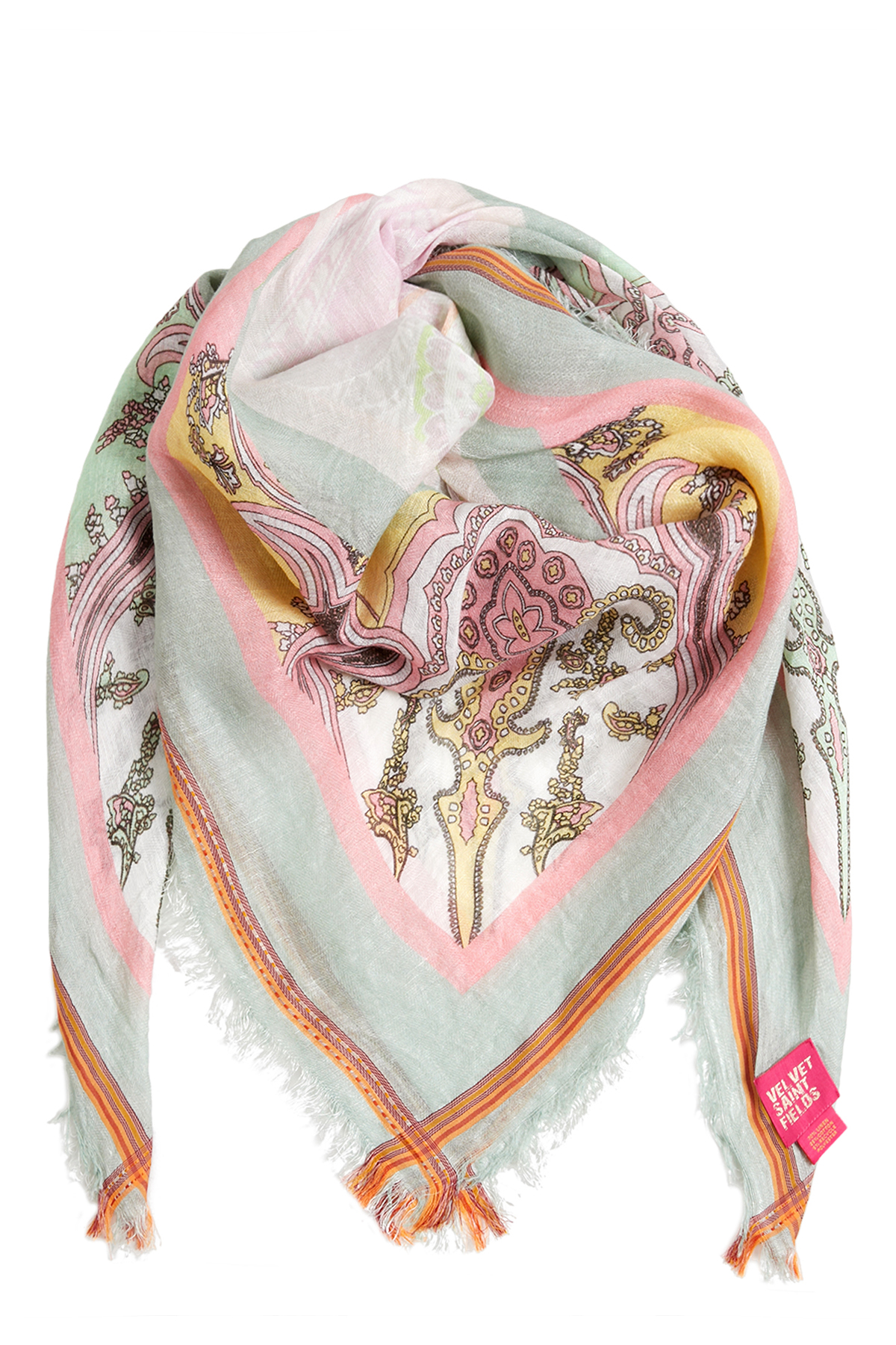 Tuch mit Leinen und Baumwolle | VELVET ST. FIELDS | myCLASSICO.com